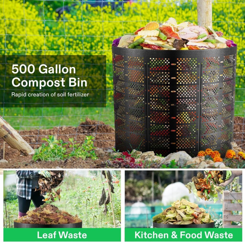 Best VIVOSUN 220 Gallon Outdoor Compost Bin Review | Eco Life Wise
